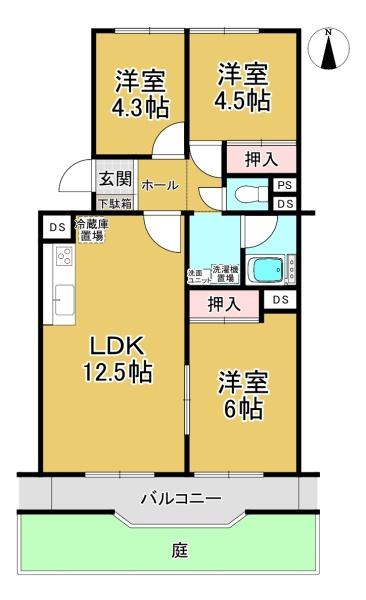 ユニバーサルホームサービス | ハイコーポ長岡京B棟 京都府長岡京市馬場1丁目13 3LDKの中古マンションの物件情報 売買 検索詳細