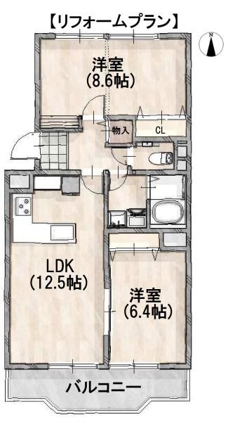 ユニバーサルホームサービス | ハイコーポ長岡京B棟 京都府長岡京市馬場1丁目13 3LDKの中古マンションの物件情報 売買 検索詳細